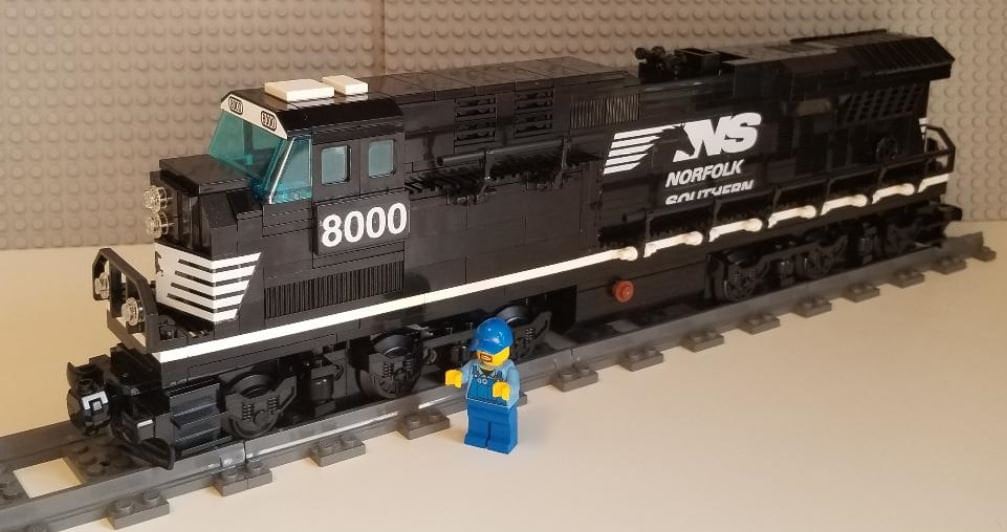Custom Lego Train Norfolk Southern ES44ac | Etsy