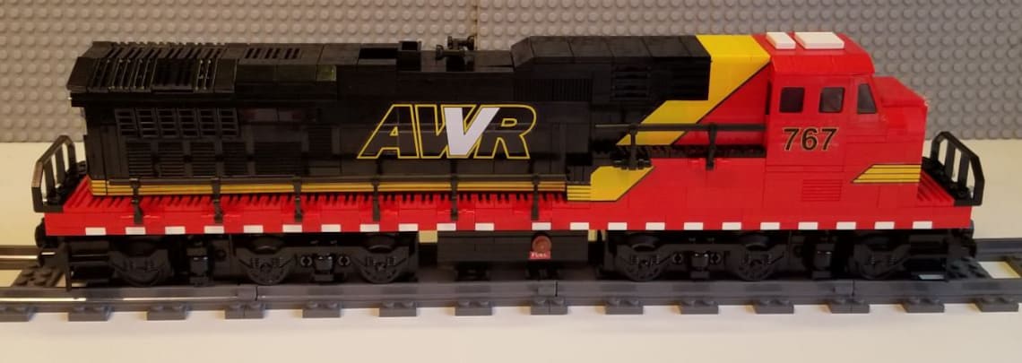 Custom Lego Train Unstoppable ES44ac 767 Please Read | Etsy