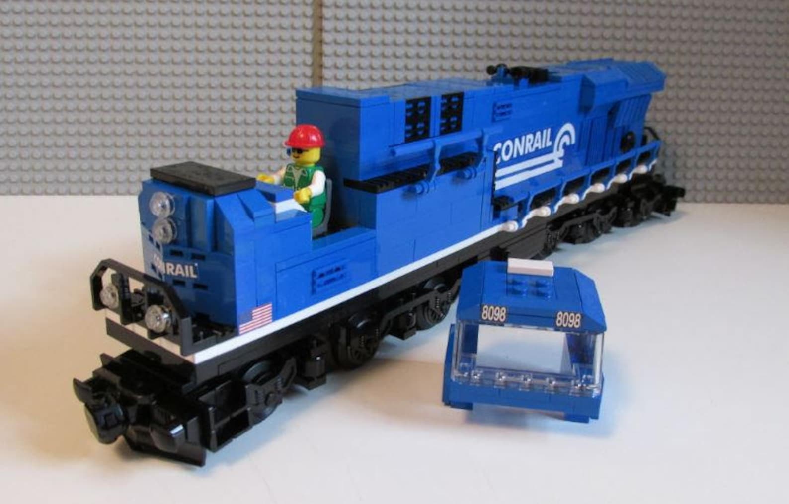 Custom Lego Train Conrail ES44ac | Etsy