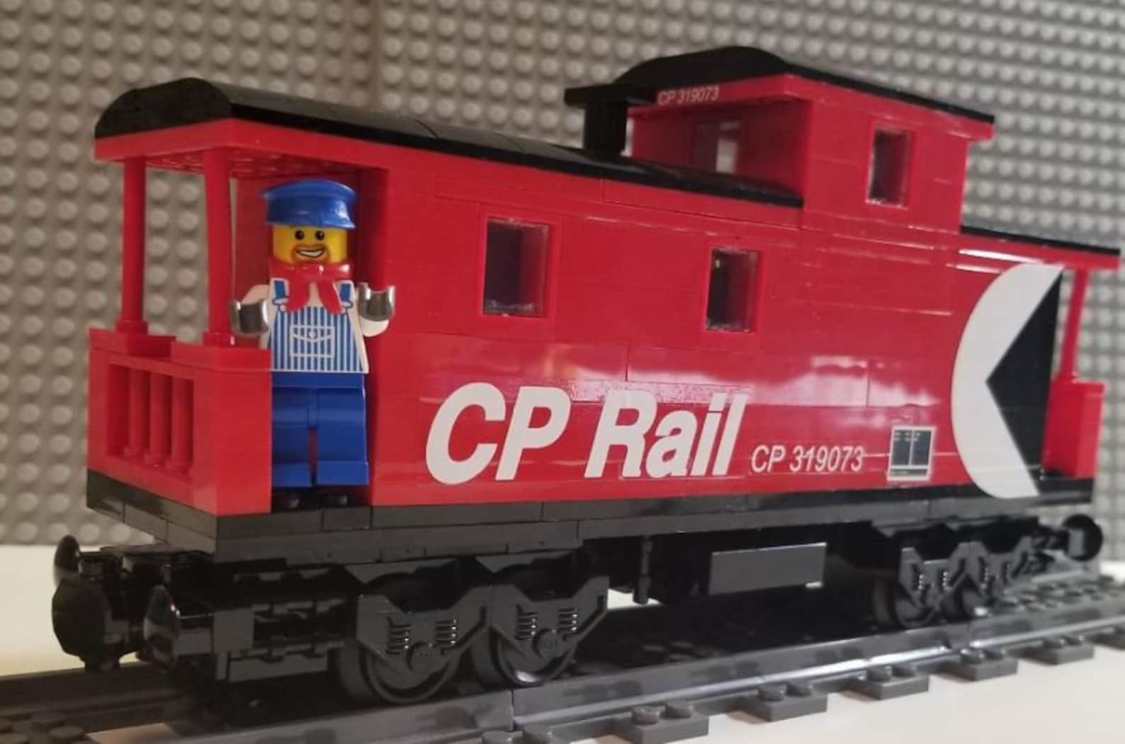 Custom Lego Train Canadian Pacific Caboose Por favor lea | Etsy