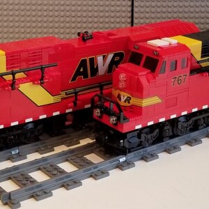 Tren Lego personalizado imparable ES44ac 767 Por favor | Etsy