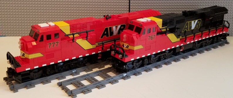 Custom Lego Train Unstoppable ES44ac 767 Please Read | Etsy