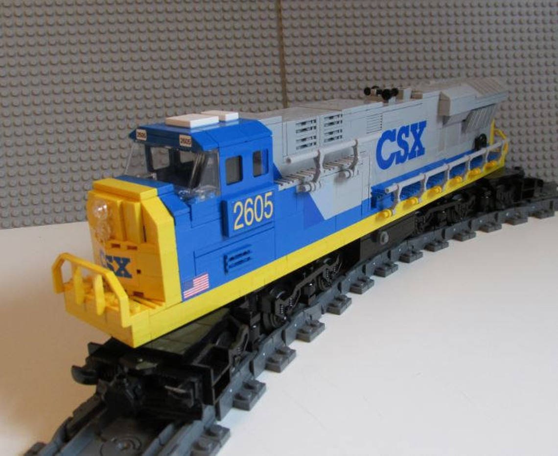 Custom Lego Train CSX ES44ac | Etsy