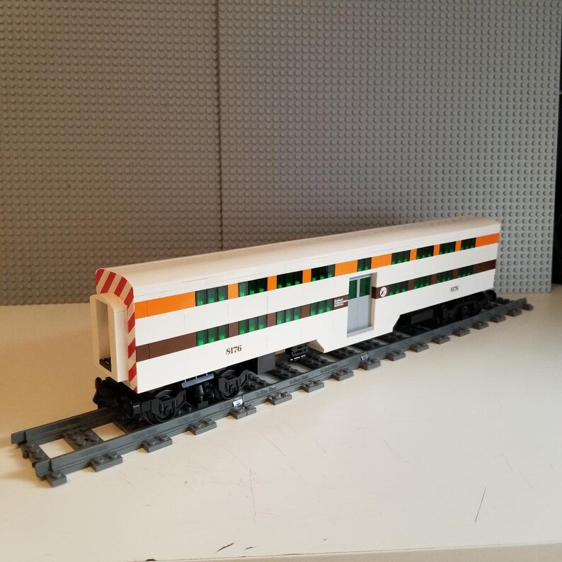 Custom Lego Train Metra Passenger Car Old Version Please | Etsy