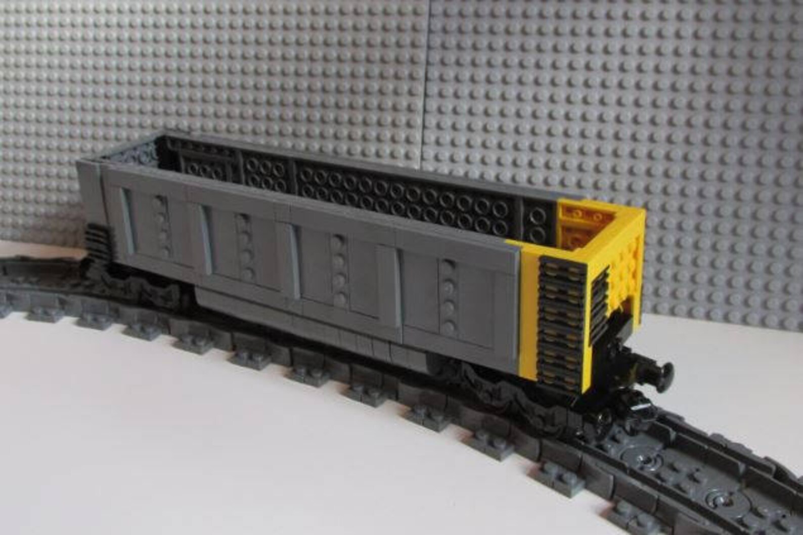 Custom Lego Train Car Gondola Yellow | Etsy