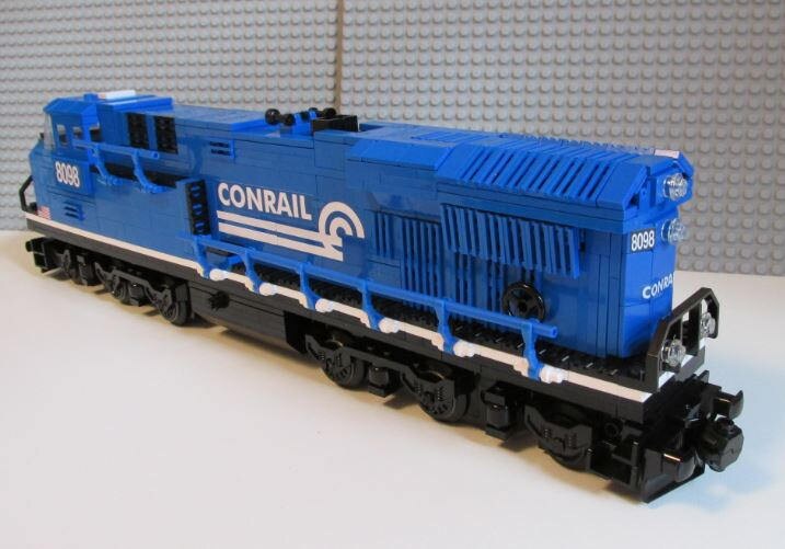 Custom Lego Train Conrail ES44ac | Etsy