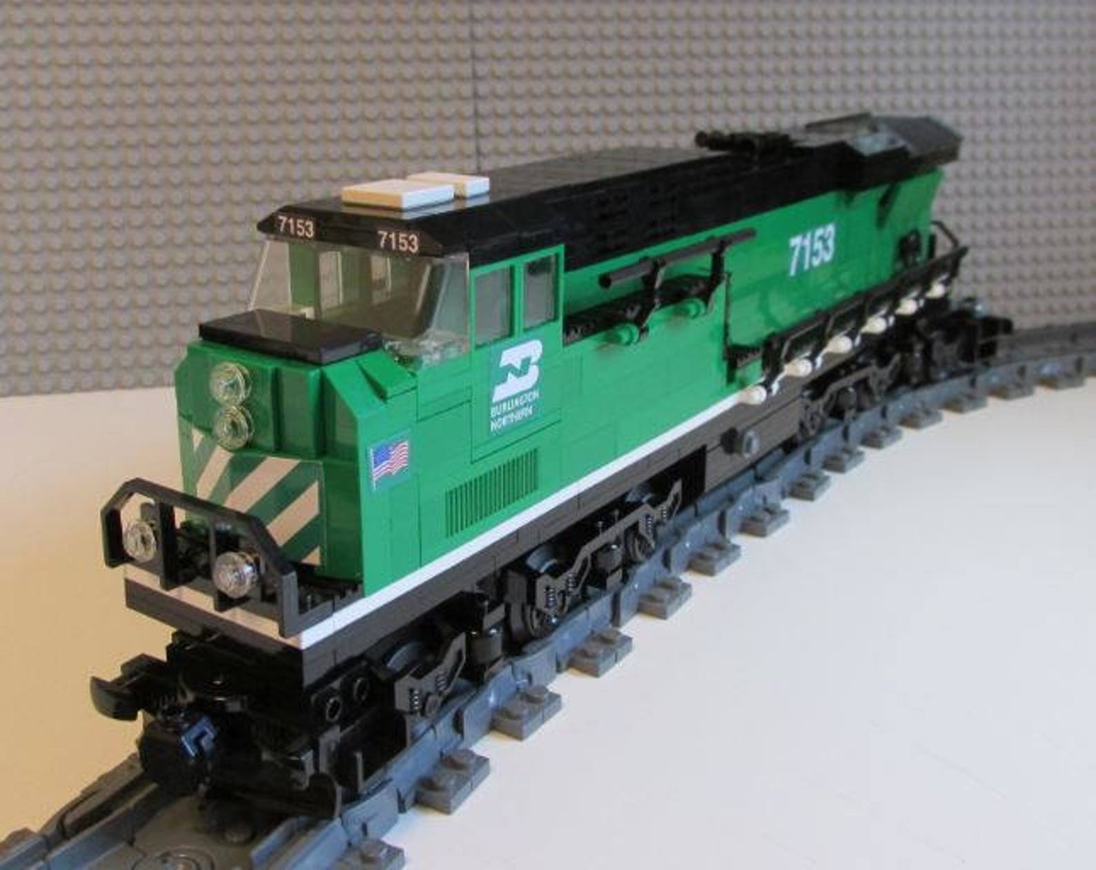 Custom Lego Train Burlington Northern ES44ac | Etsy