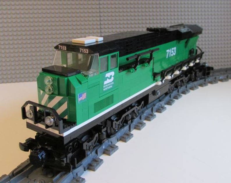 Custom Lego Train Burlington Northern ES44ac | Etsy
