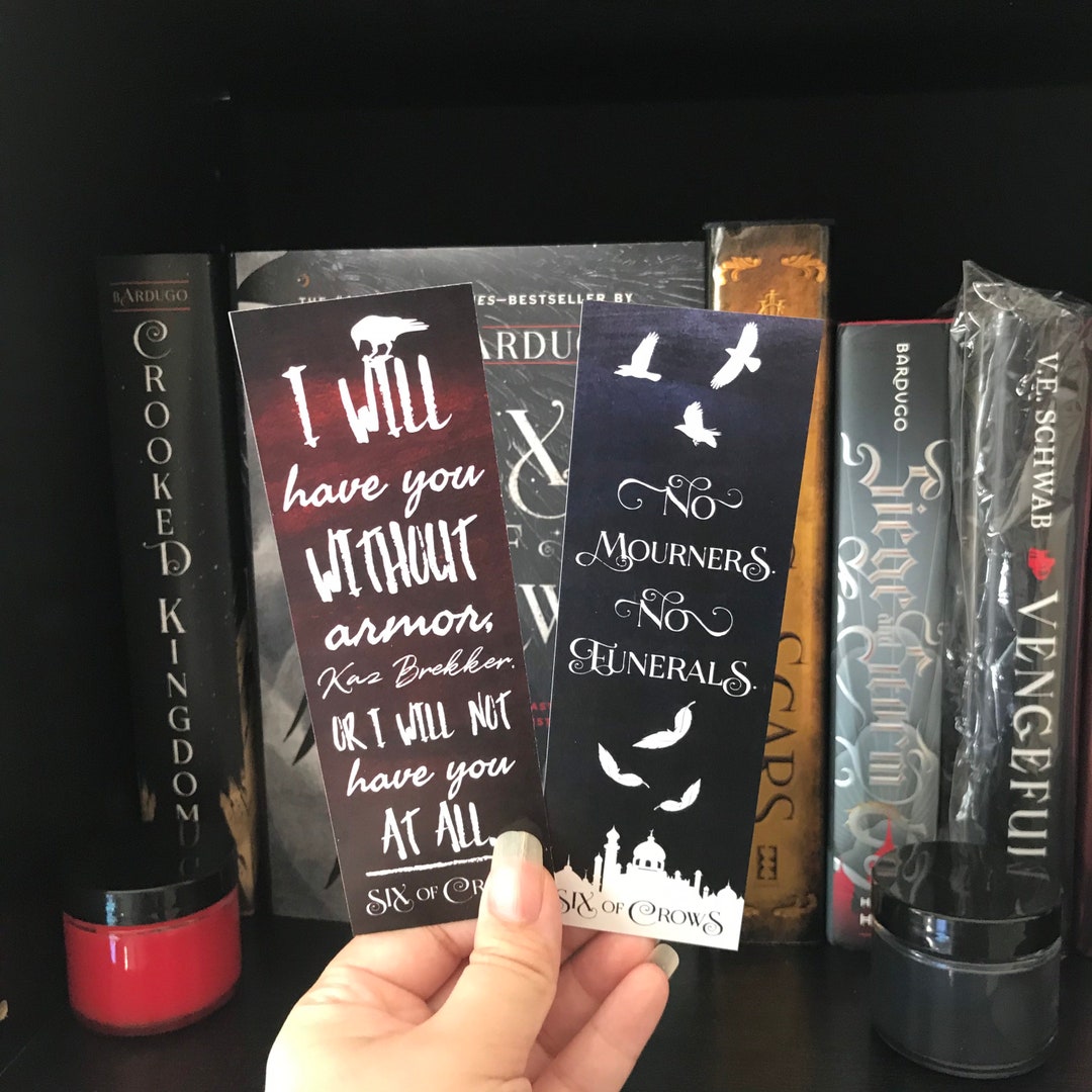 Six of Crows Bookmark, Leigh Bardugo, Grishaverse Merch, Double Sided ...