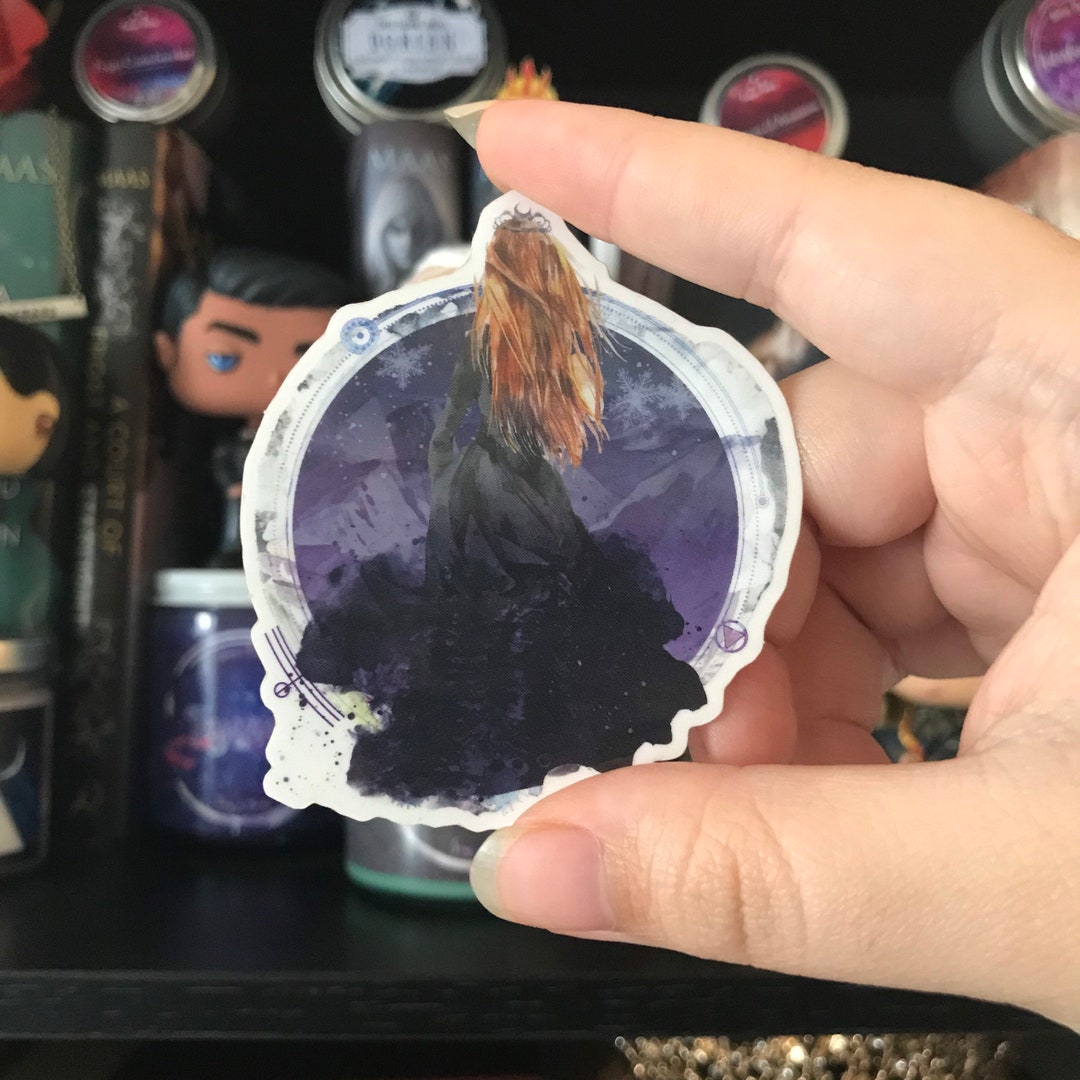ACOTAR Sticker, Feyre Archeron High Lady of the Night Court Sticker, A ...
