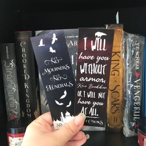 Six of Crows Bookmark, Leigh Bardugo, Grishaverse Merch, Double Sided ...