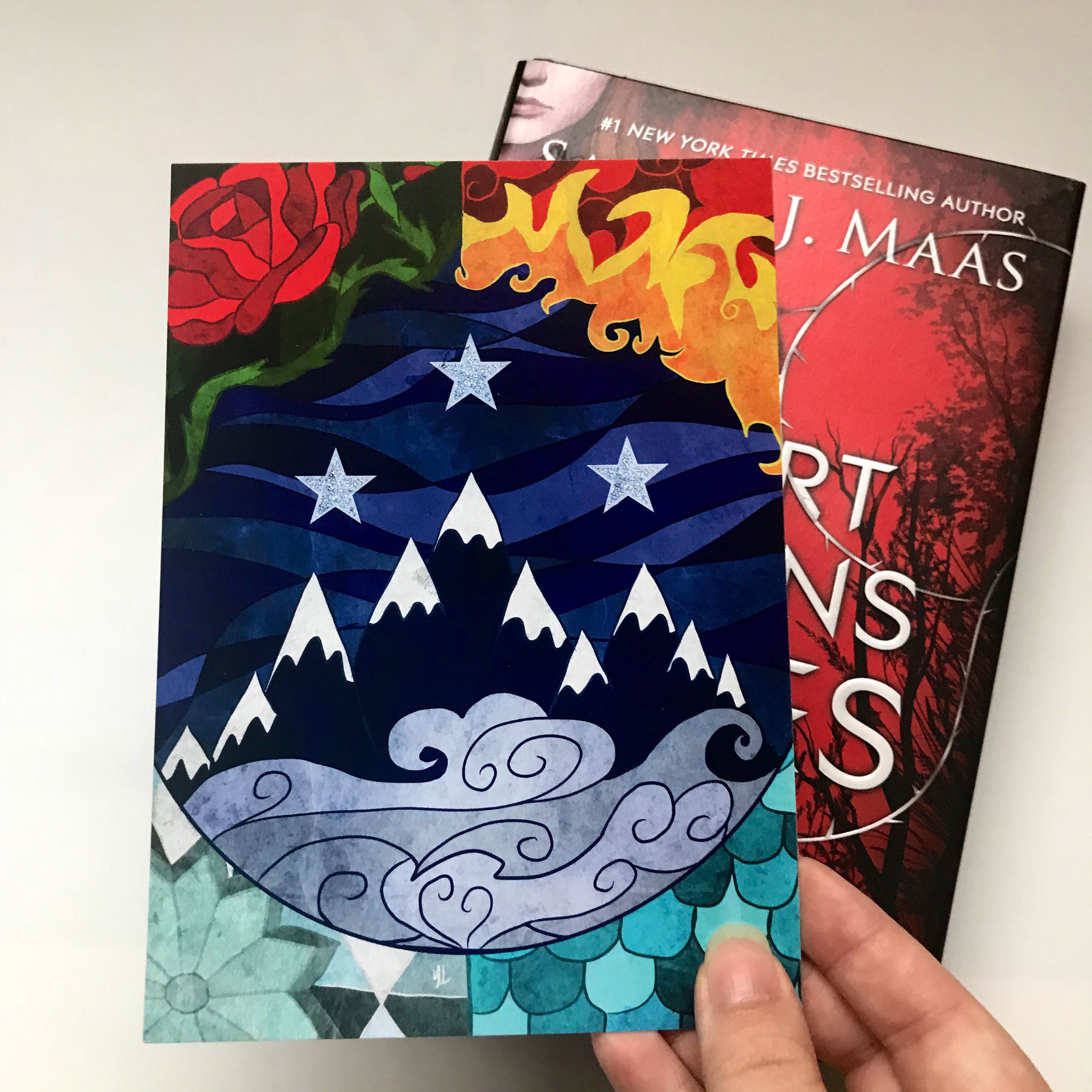 ACOTAR Courts of Prythian Print Night Court ACOTAR Fan Art - Etsy