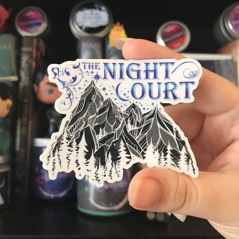 ACOTAR Night Court Stickers Thorns and Roses Bookish Decal - Etsy