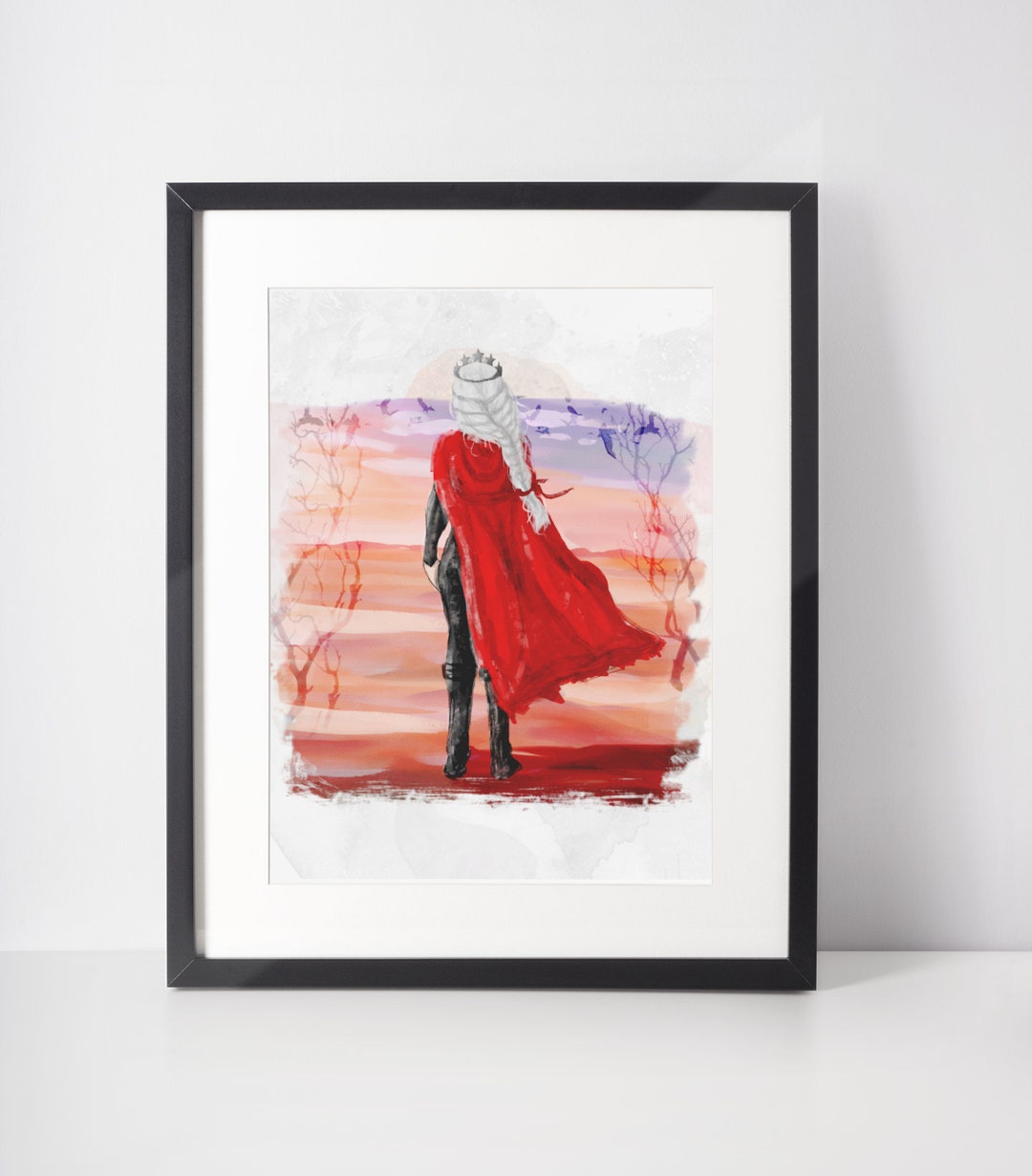 Manon Blackbeak Print, Throne of Glass Manon Fanart, SJM, Queen of ...
