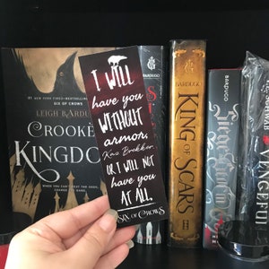 Six of Crows Bookmark, Leigh Bardugo, Grishaverse Merch, Double Sided ...