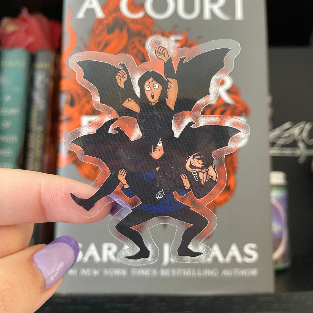 ACOTAR Bat Boys Sticker, Illyrian Squad Cassian Rhysand Azriel ...