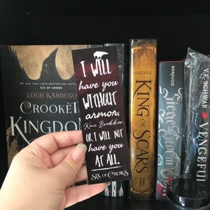 Six of Crows Bookmark, Leigh Bardugo, Grishaverse Merch, Double Sided ...