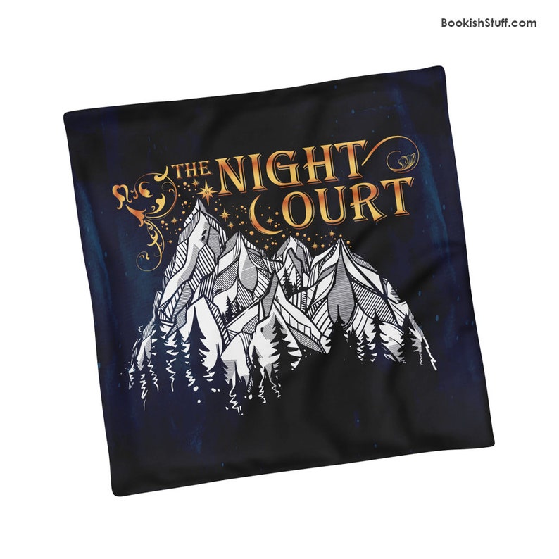 Night Court Pillow Cover A Court of Mist and Fury Pillow | Etsy