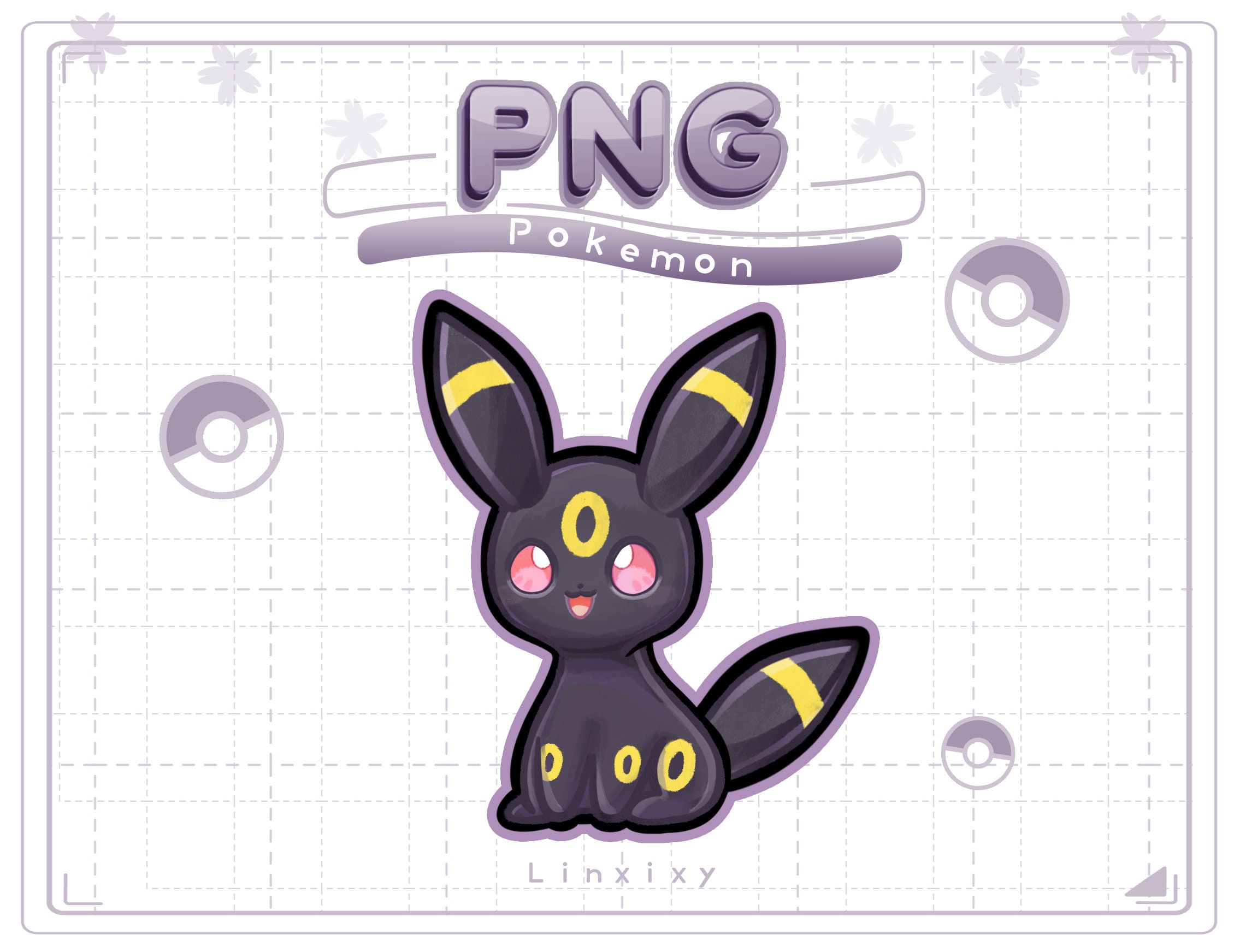 Pngtuber | Reactive Image | Umbreon Pokemon Stream 4 Files for OBS ...