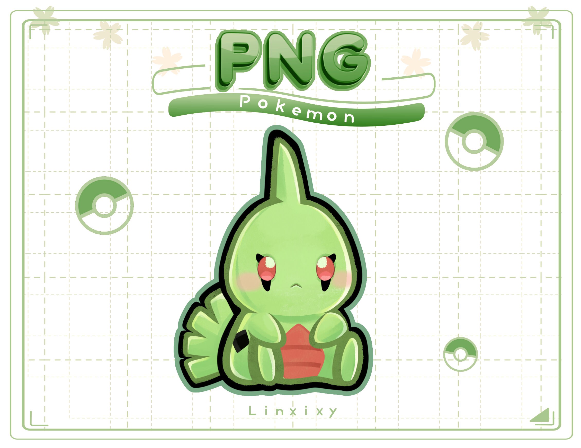 Pngtuber | Reactive Image | Larvitar Pokemon Stream 4 Files for OBS ...