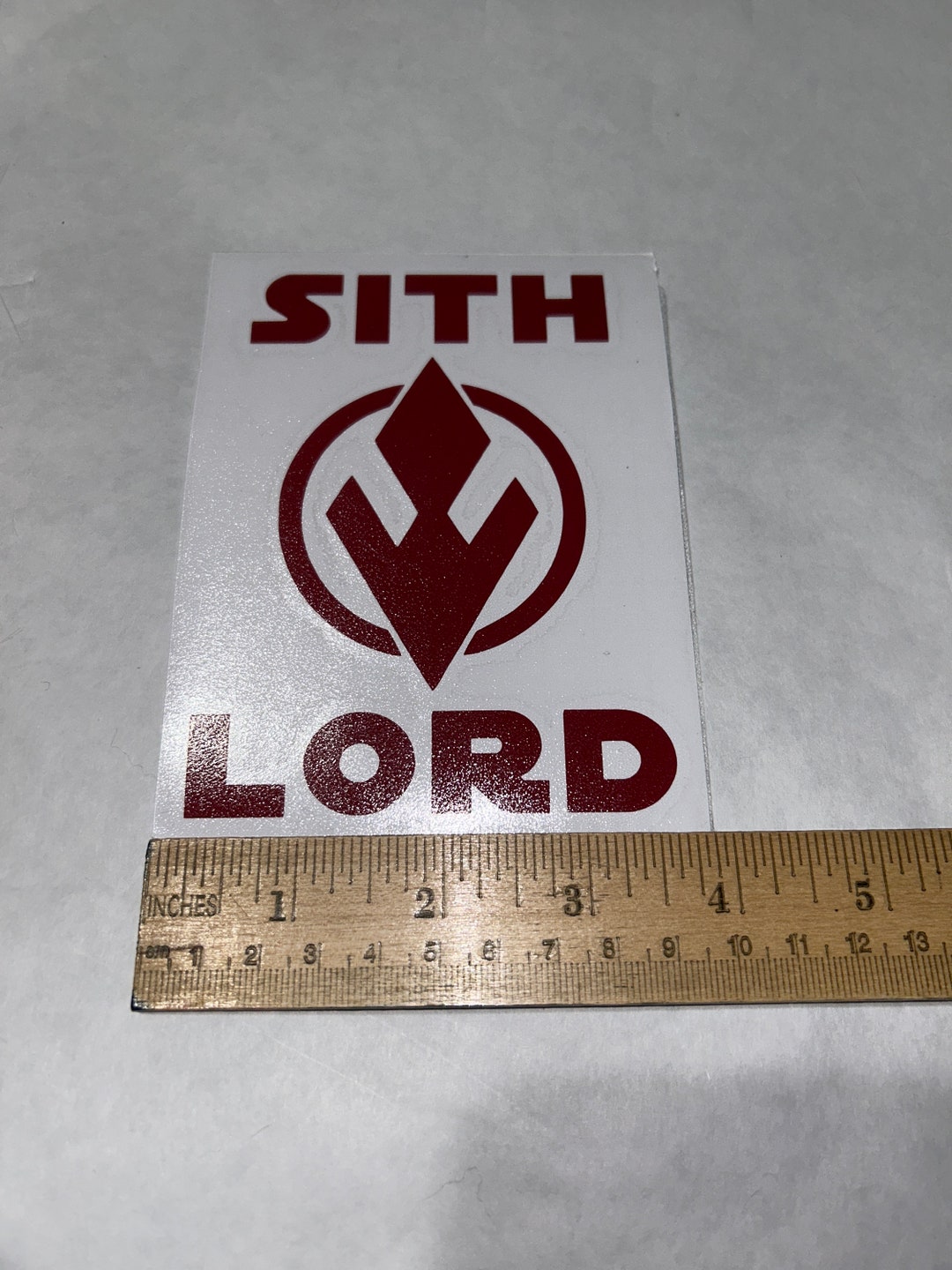 Sith Lord Decal - Etsy