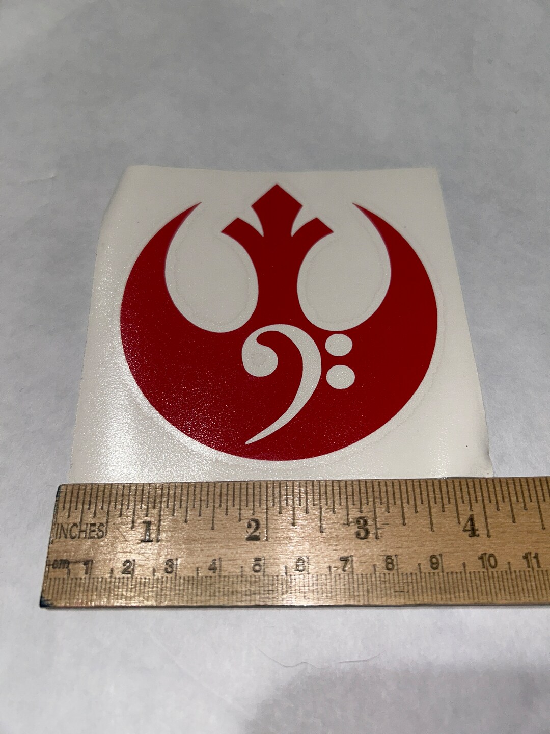Rebel Bass Decal Etsy