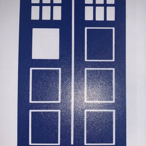 Dr Who's Tardis Vinyl Decal - Etsy