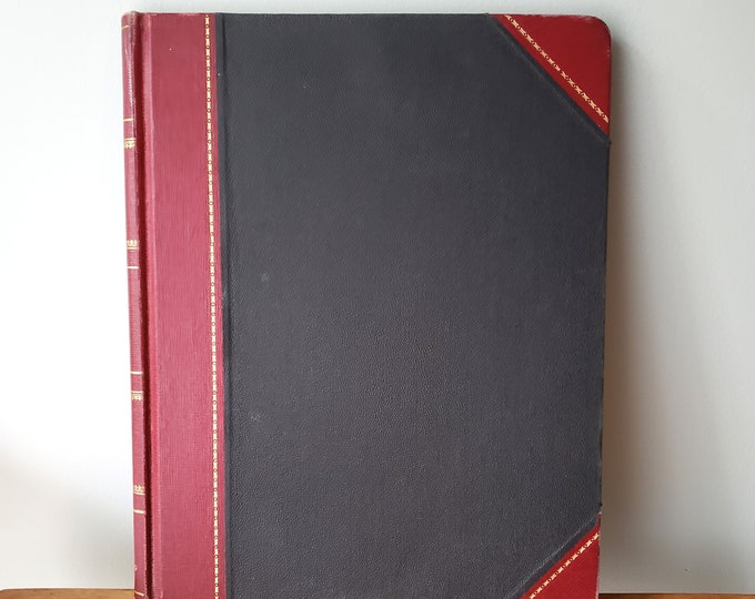 Vintage Cash Ledger Account Book 1950s Handwritten Accounting - Etsy