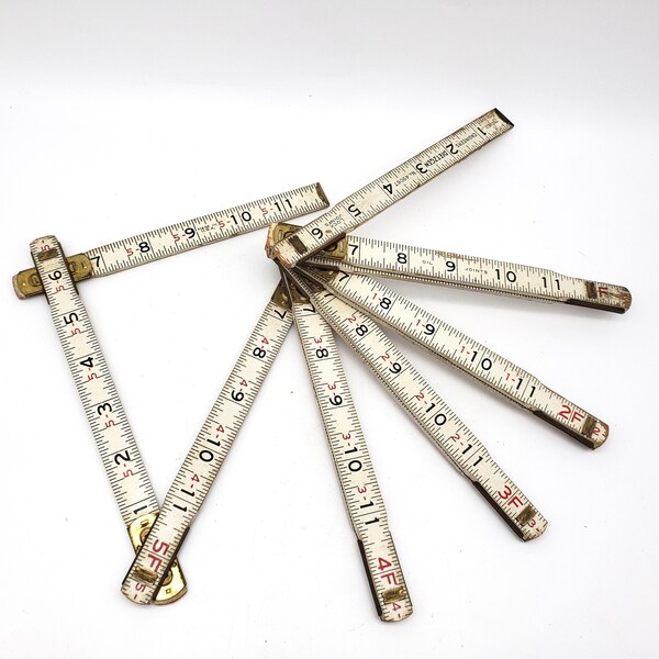 Folding Wood Ruler - Etsy