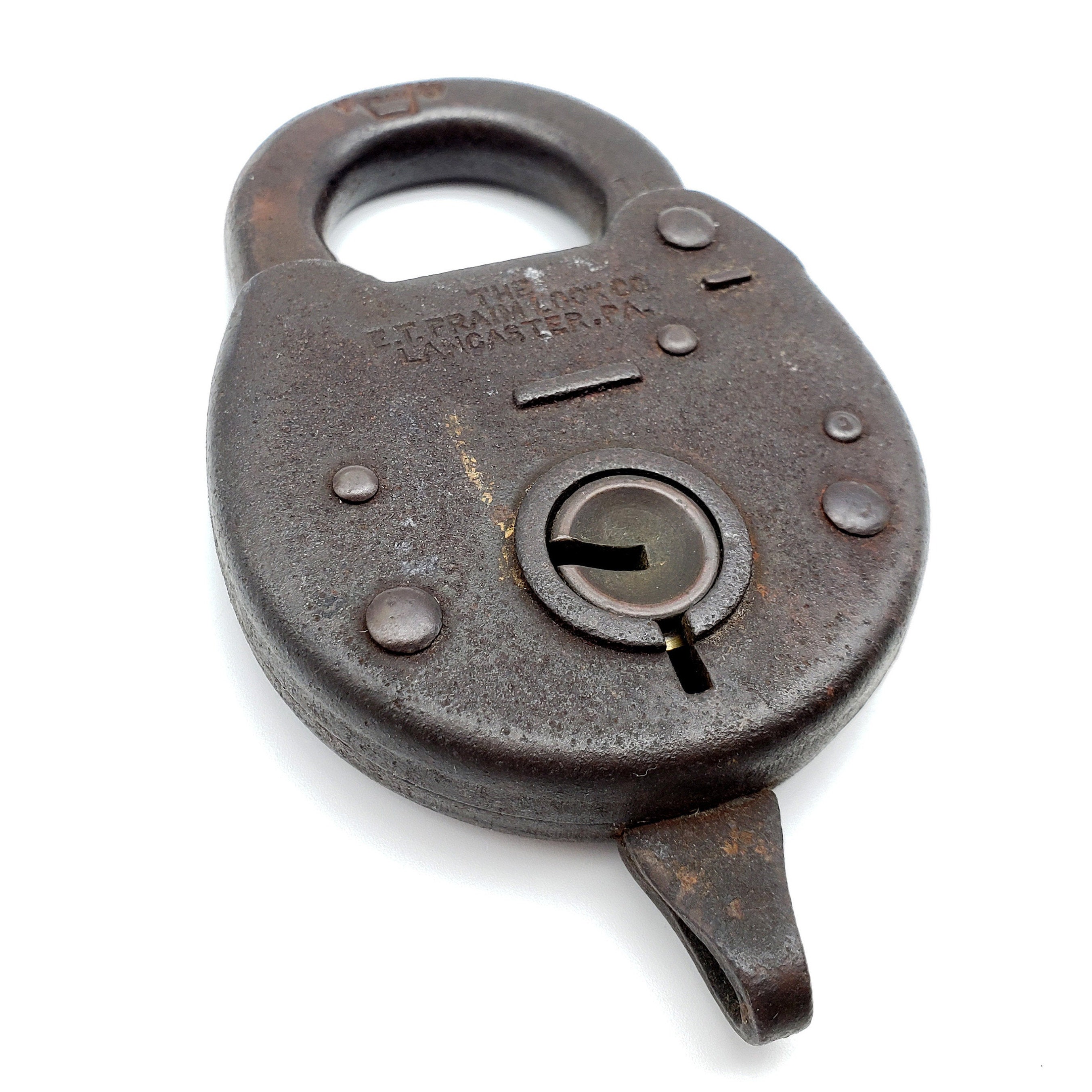 Vintage E. T. Fraim Lock Co Padlock NO KEY Lancaster PA Old - Etsy