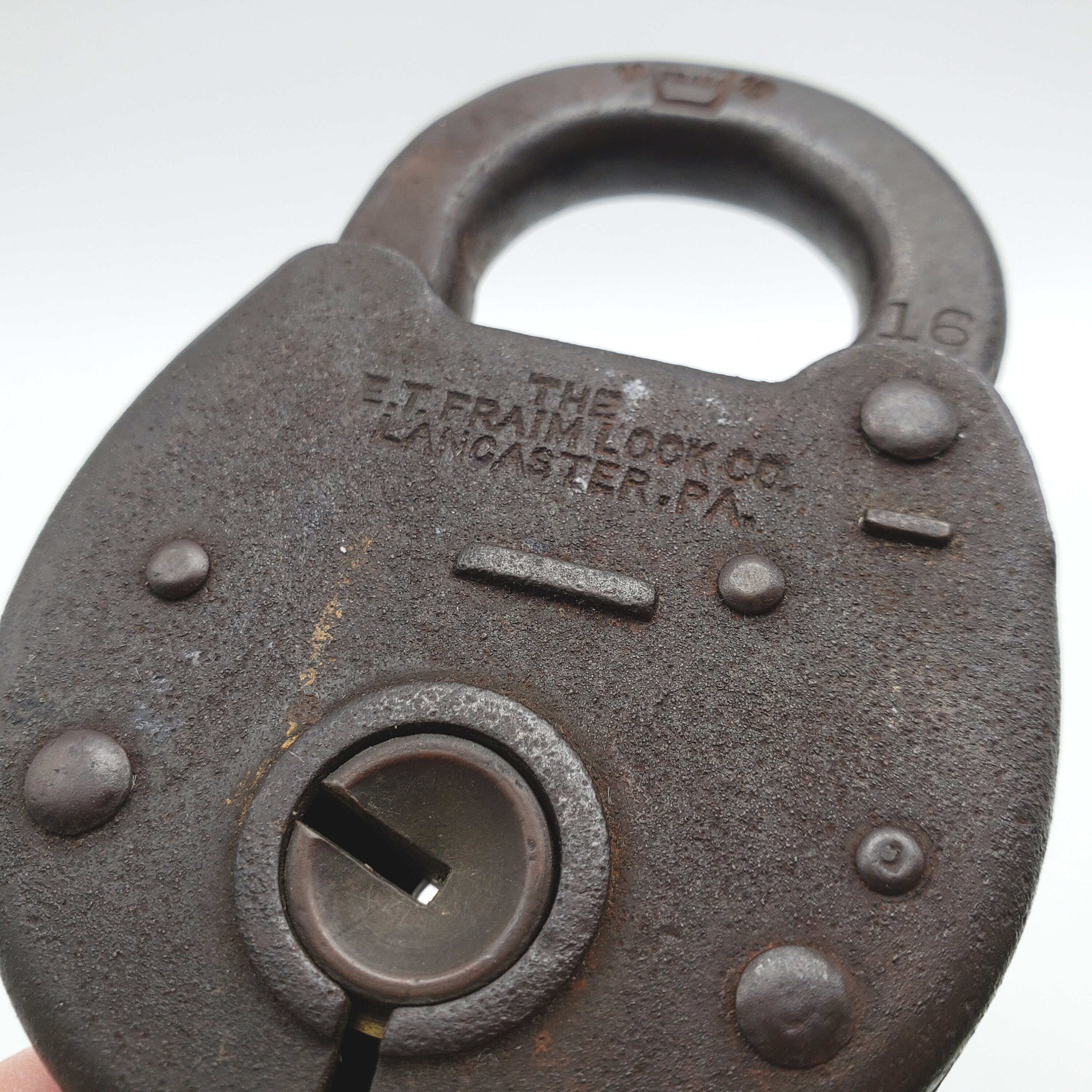 Vintage E. T. Fraim Lock Co Padlock NO KEY Lancaster PA Old - Etsy Vintage E. T. Fraim Lock Co Padlock NO KEY Lancaster PA Old - Etsy