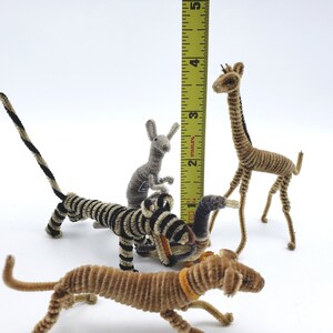 Your Choice Vintage Pipe Cleaner Animals Dog Duck Giraffe Kangaroo ...