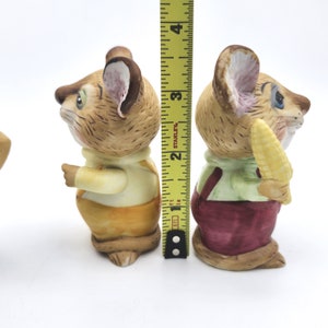 Vintage Mouse Trio Figurines Homco Mice Set of 3 Anthropomorphic ...