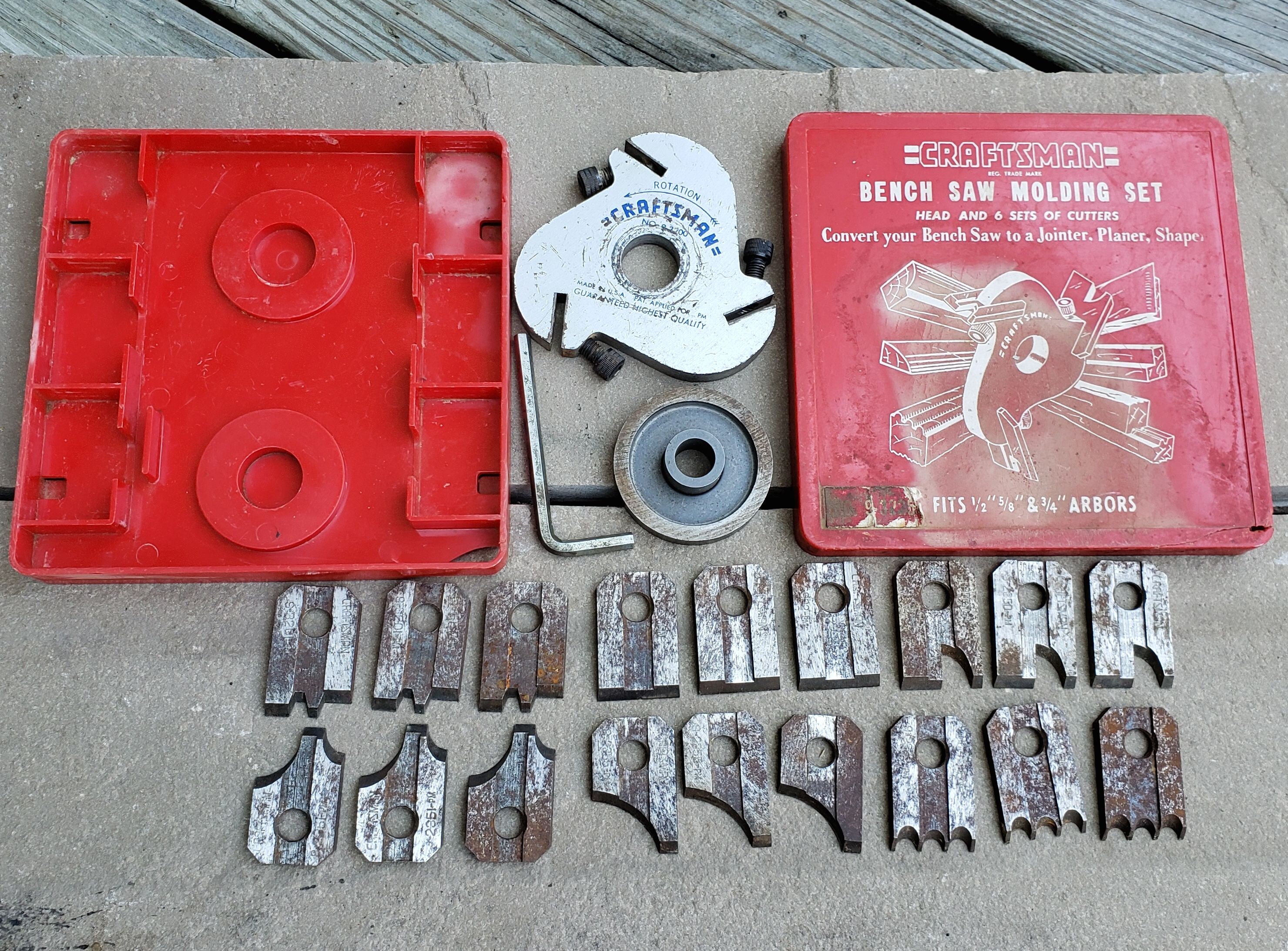 Craftsman Molding Cutters