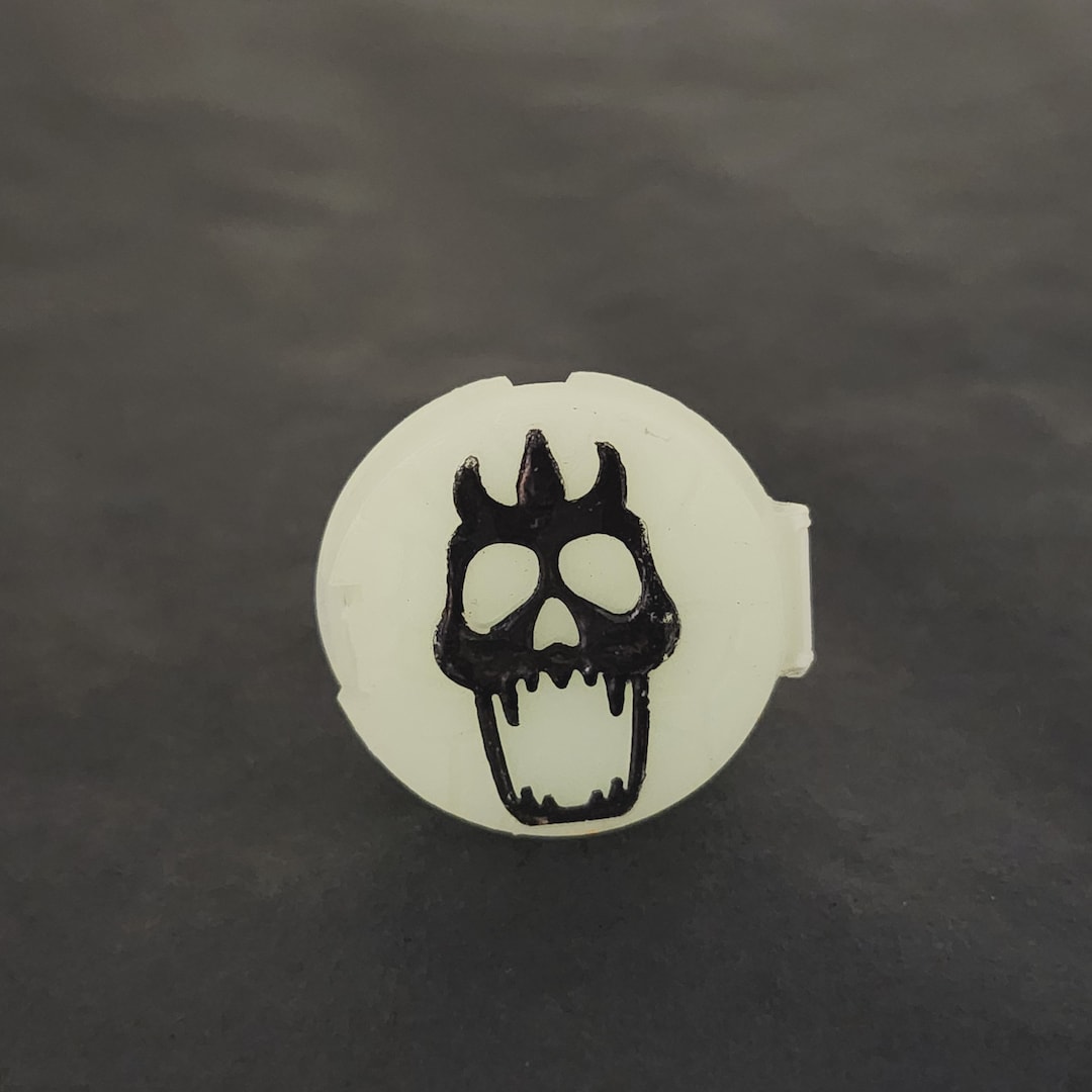 Vintage He-man Trap Jaw Ring Glow in the Dark Masters of the Universe ...