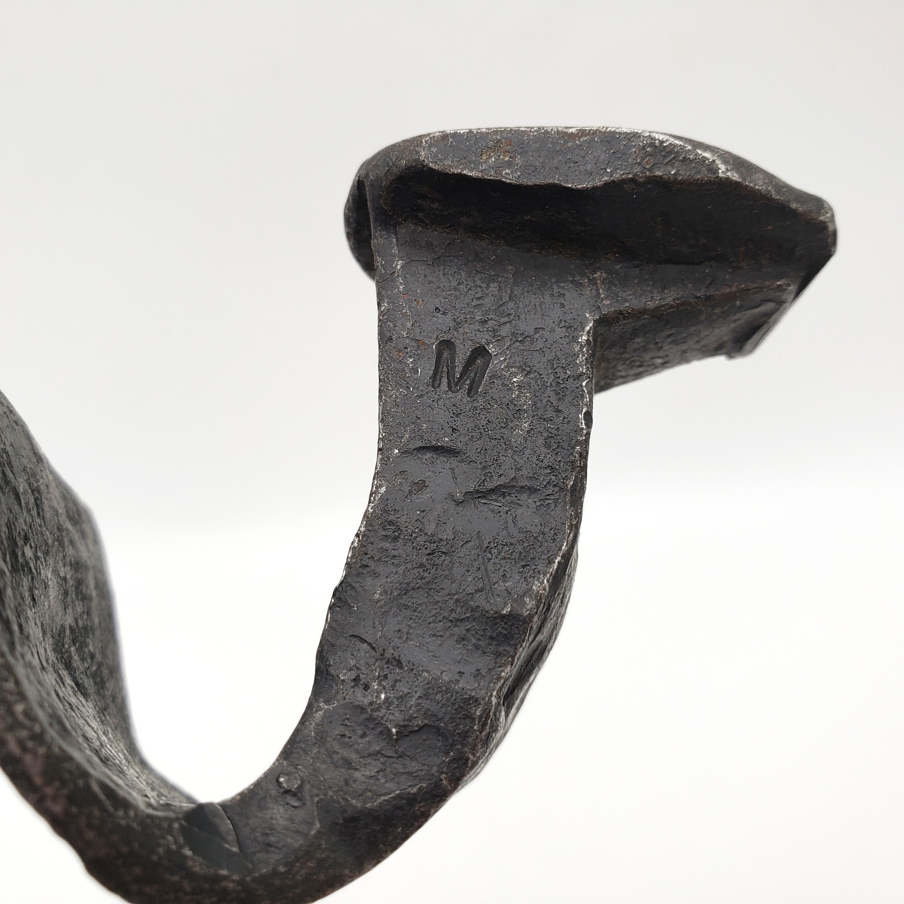 Vintage Railroad Spike Art Forged Abstract Sculpture Curled - Etsy