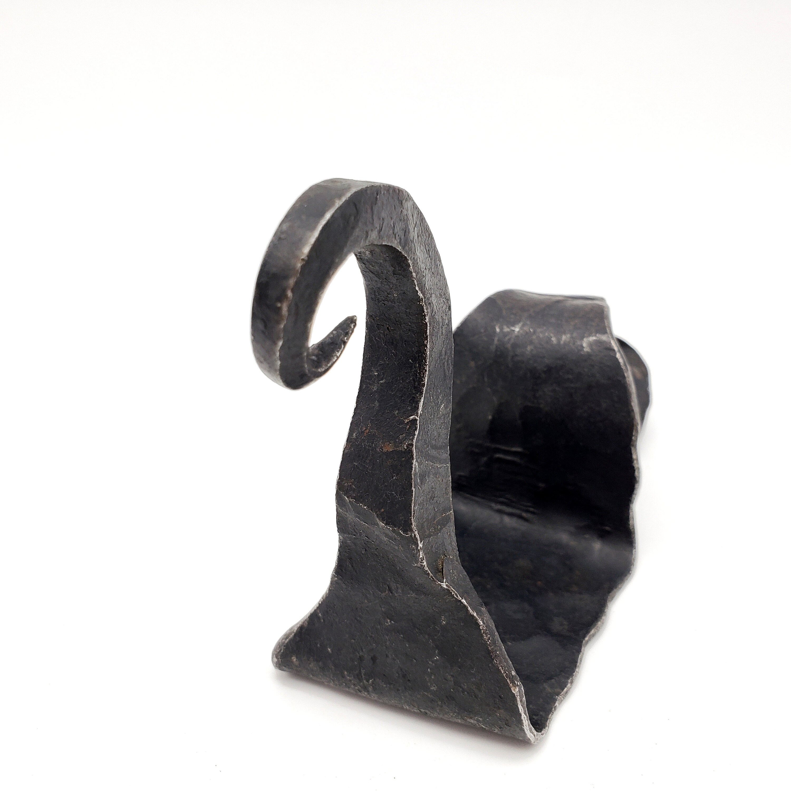 Vintage Railroad Spike Art Forged Abstract Sculpture Curled - Etsy