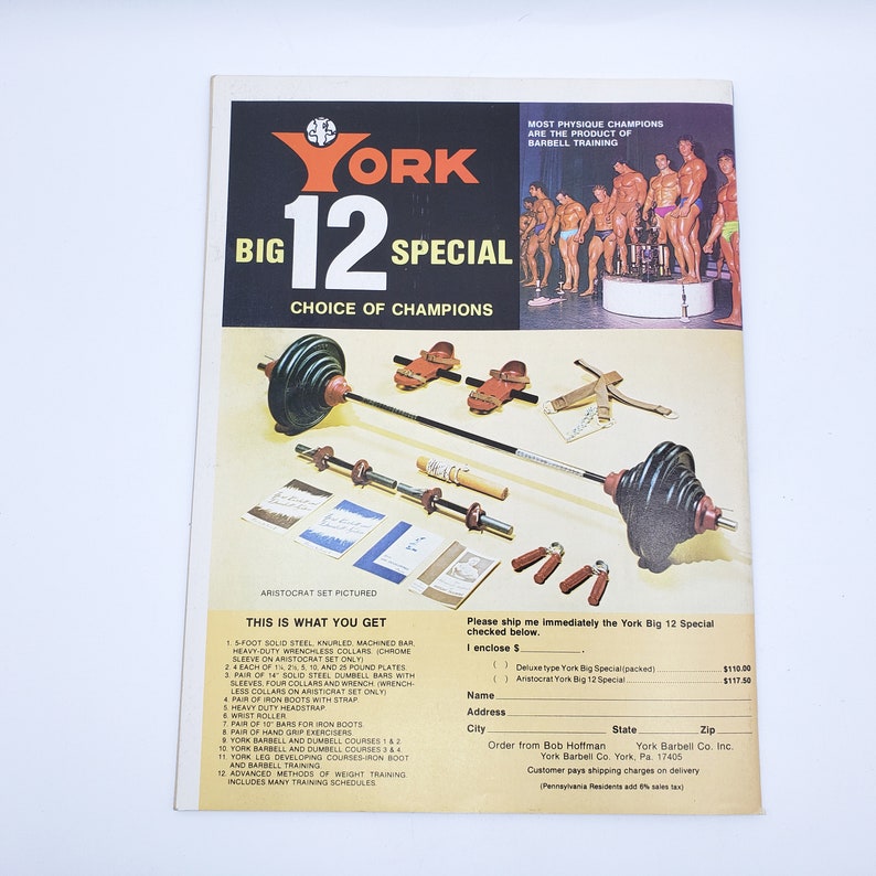 Vintage Muscular Development Magazine February 1980 Frank - Etsy