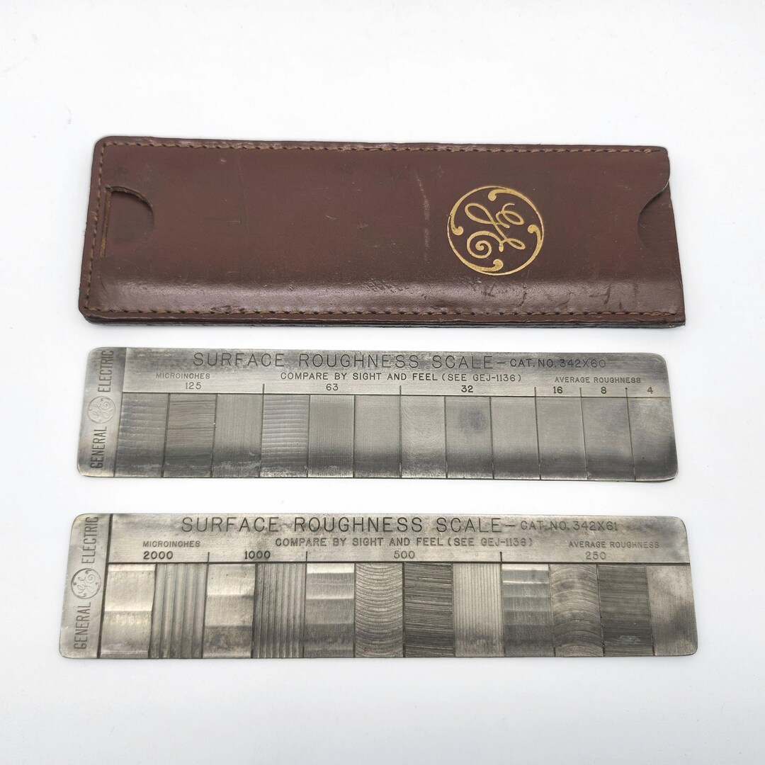 Vintage GE Surface Roughness Scales 342 X 60 and 342 X 61 General ...