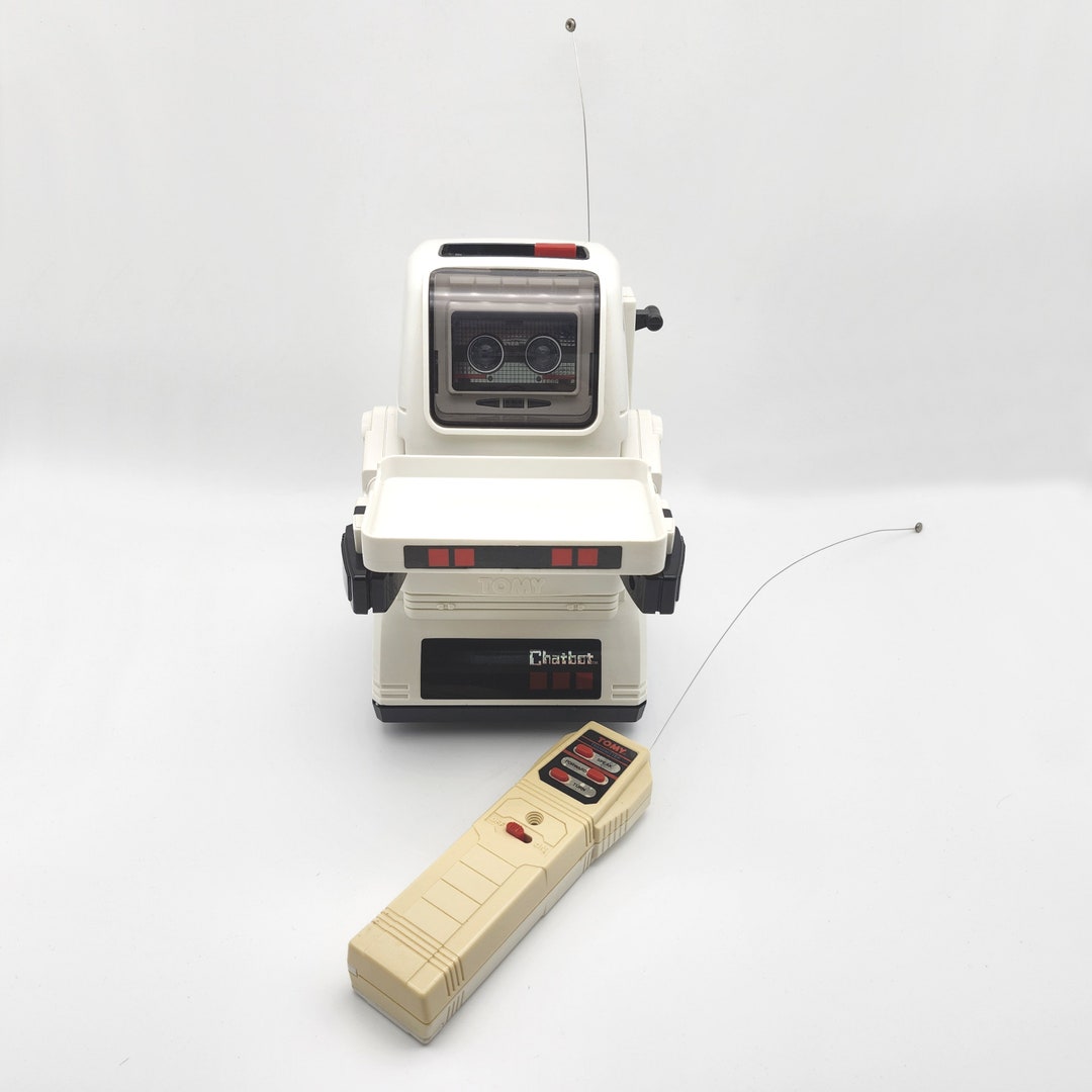 Vintage Tomy Chatbot Robot With Remote Control and Tray Toy for Parts ...