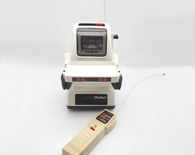 Vintage Tomy Chatbot Robot With Remote Control and Tray Toy for Parts ...