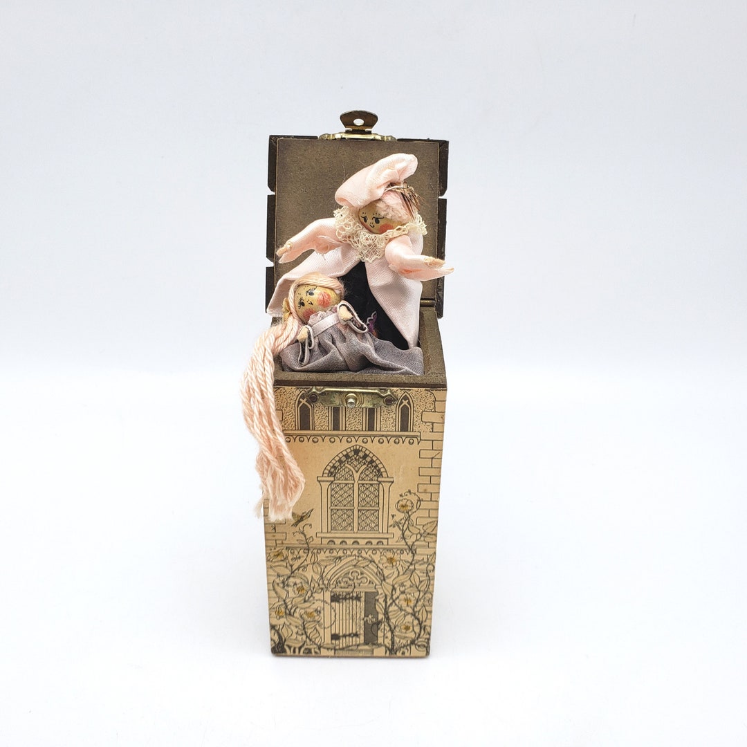 Vintage Ann Fuller Designs Jack in the Box Briar Rose Prince Princess ...