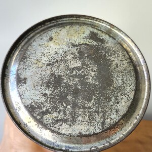 Vintage Hand Soap Can No Lid Red Yellow Advertising Metal Tin Canco ...