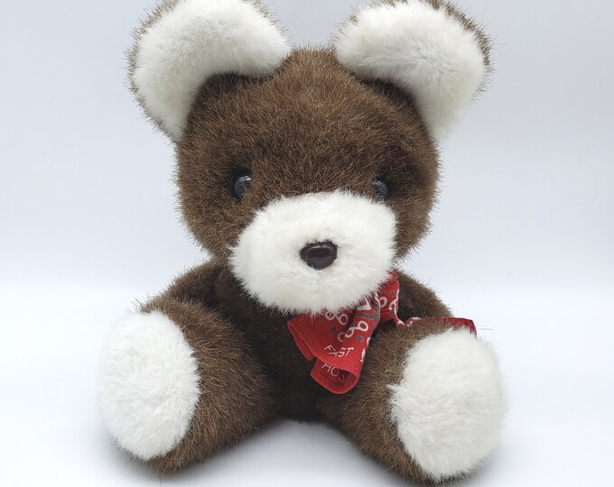 Vintage Animated Stuffed Bear Iwaya Mumble Teddy Bear 1983 Nose and ...