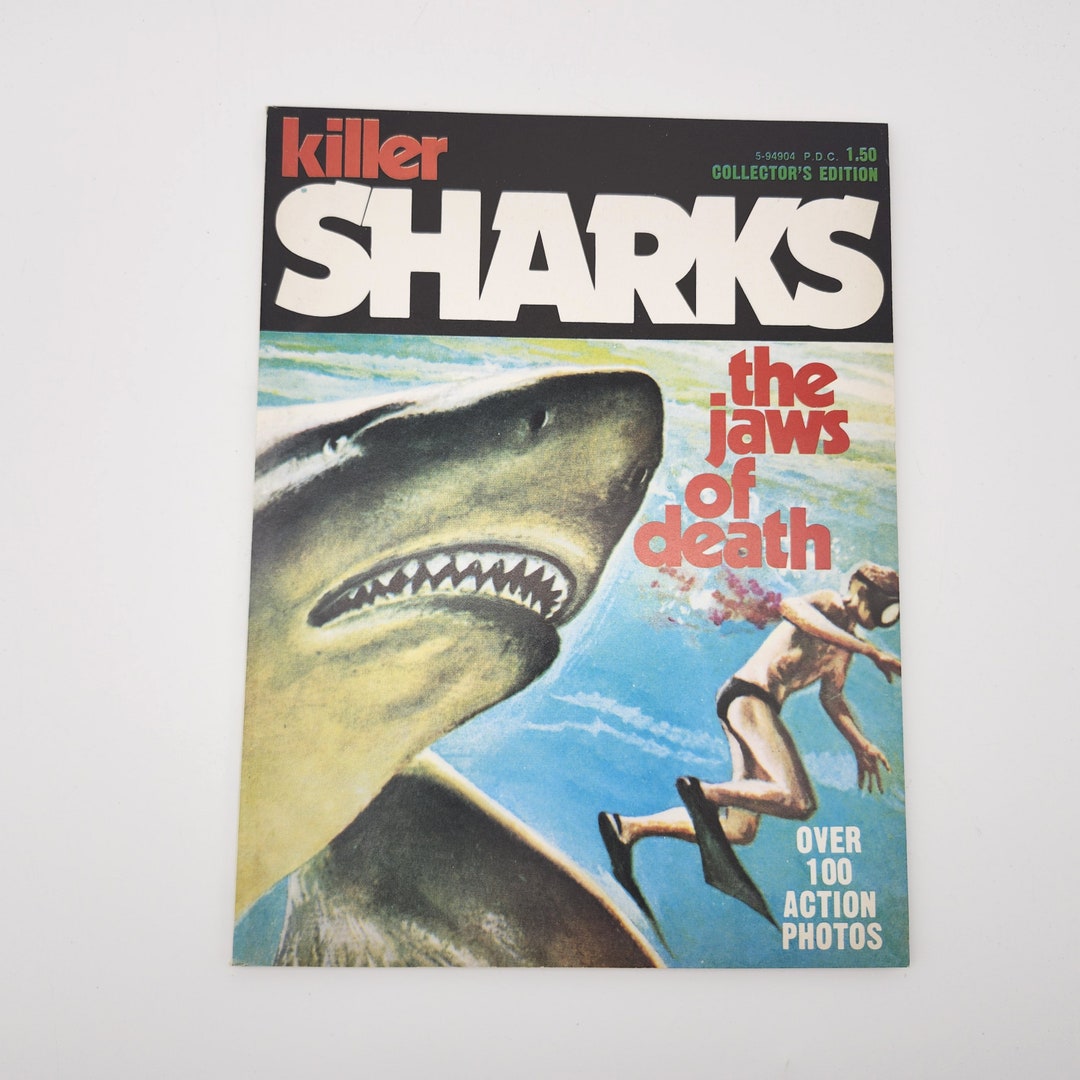 Vintage Killer Sharks the Jaws of Death Collector's Edition Vol. 1 No. 1 Magazine JAWS Movie ...