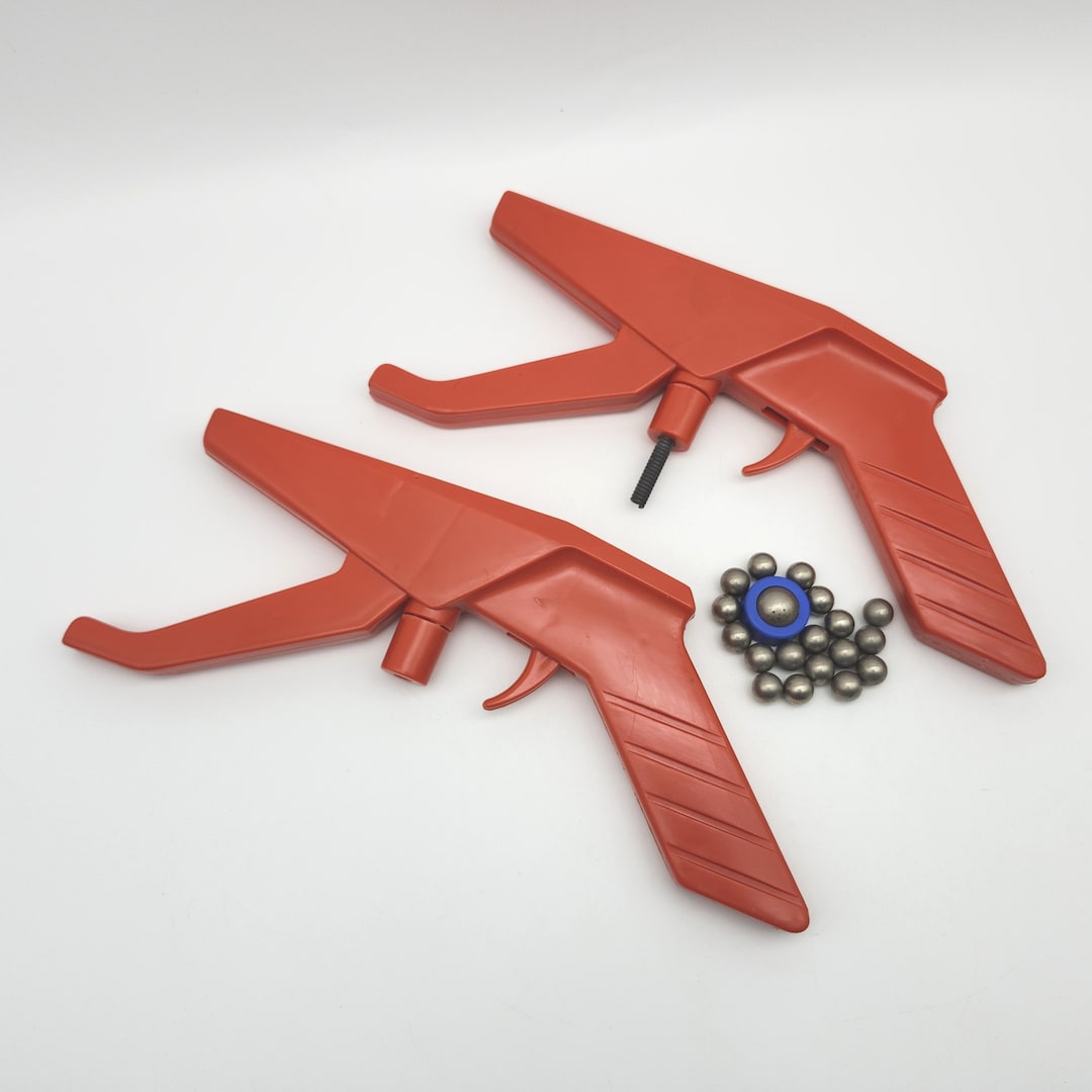 Vintage Ideal Crossfire Game Pieces Replacement Parts Roller Puck Metal ...