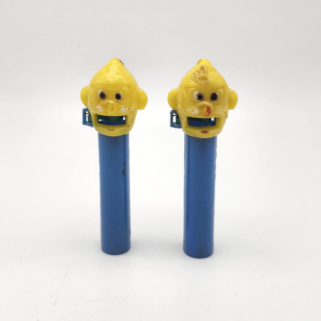 Vintage Lemon Face Candy Dispensers Lot of 2 Totem Made in Hong Kong - Etsy