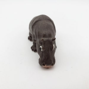 Vintage Britains Plastic Hippo Miniature Collectible Zoo Animal Figure ...