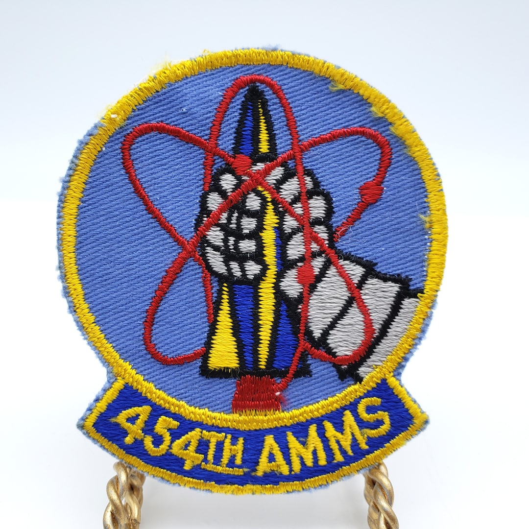 Vintage US Air Force Patch 454th AMMS Airborne Missile Maintenance ...