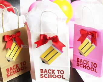 School Treat Bags - Etsy